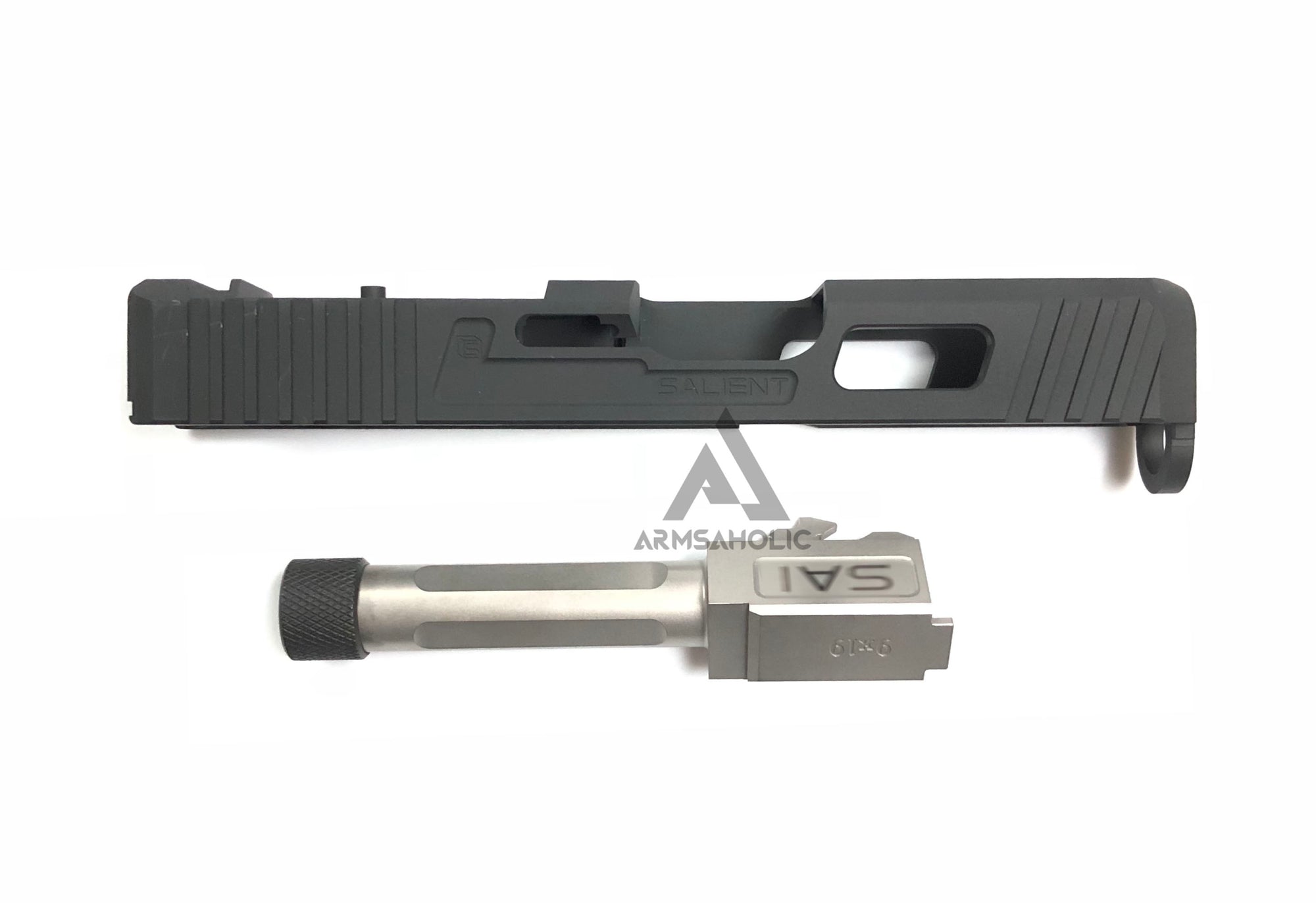 Guns Modify S-Style G26 RMR Slide Stainless Silver Threaded Barrel Set ...