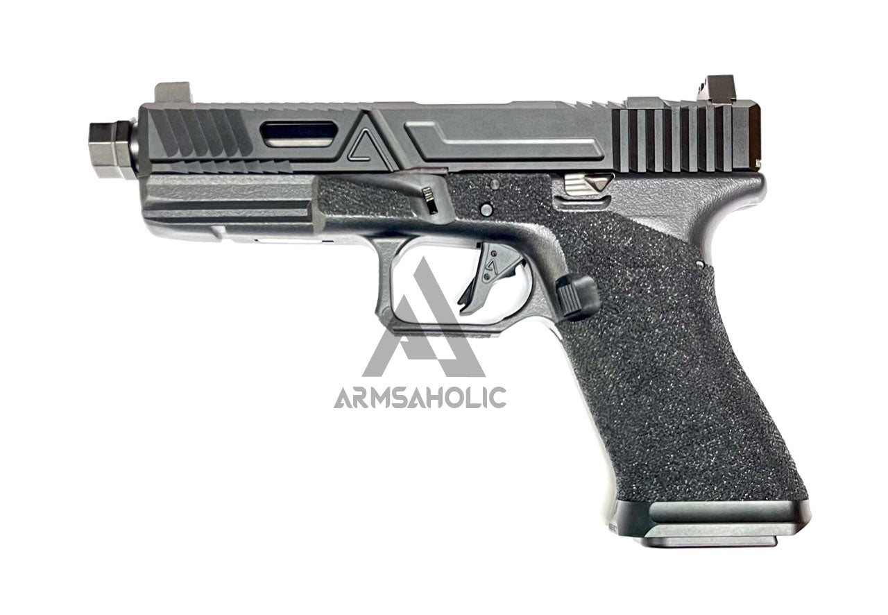 ArmsAholic Custom - G17 Agency RMR GBB Airsoft Full Black Edition ...