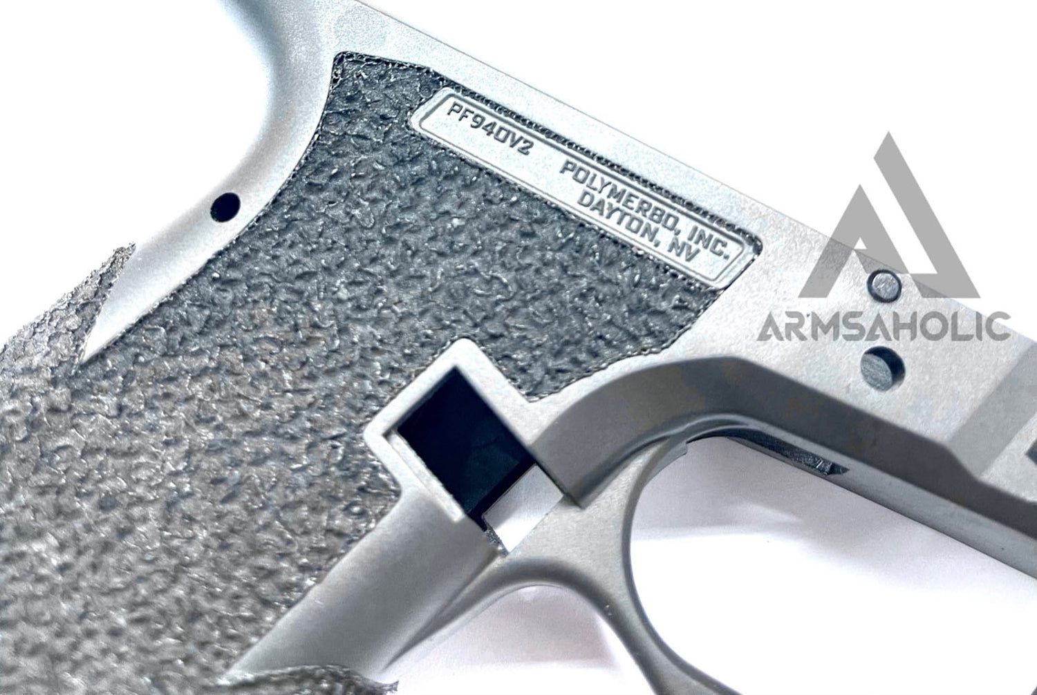 Armsaholic Custom Stippling P80 Lower Frame For Marui G17/18C GBB Black