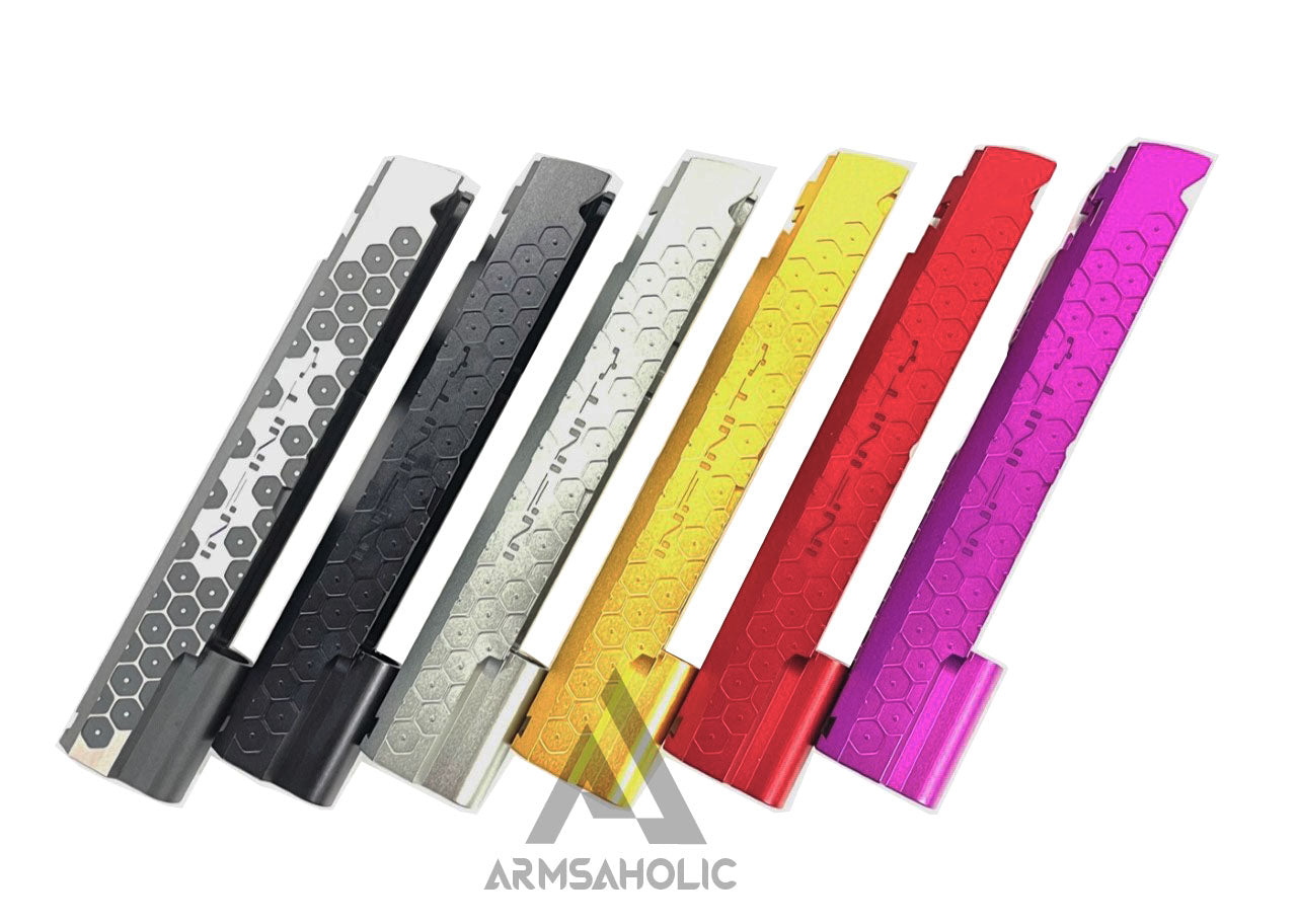 Bomber CNC Aluminum ( Hex Style ) Slide for Marui Hi-Capa / 1911 GBB ...